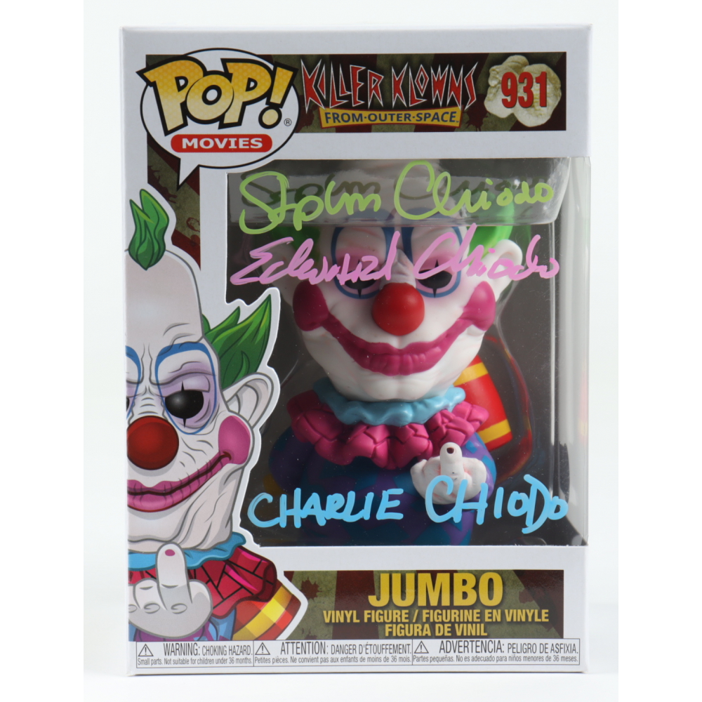 Stephen Chiodo, Charlie Chiodo & Edward Chiodo Signed "Killer Klowns ...