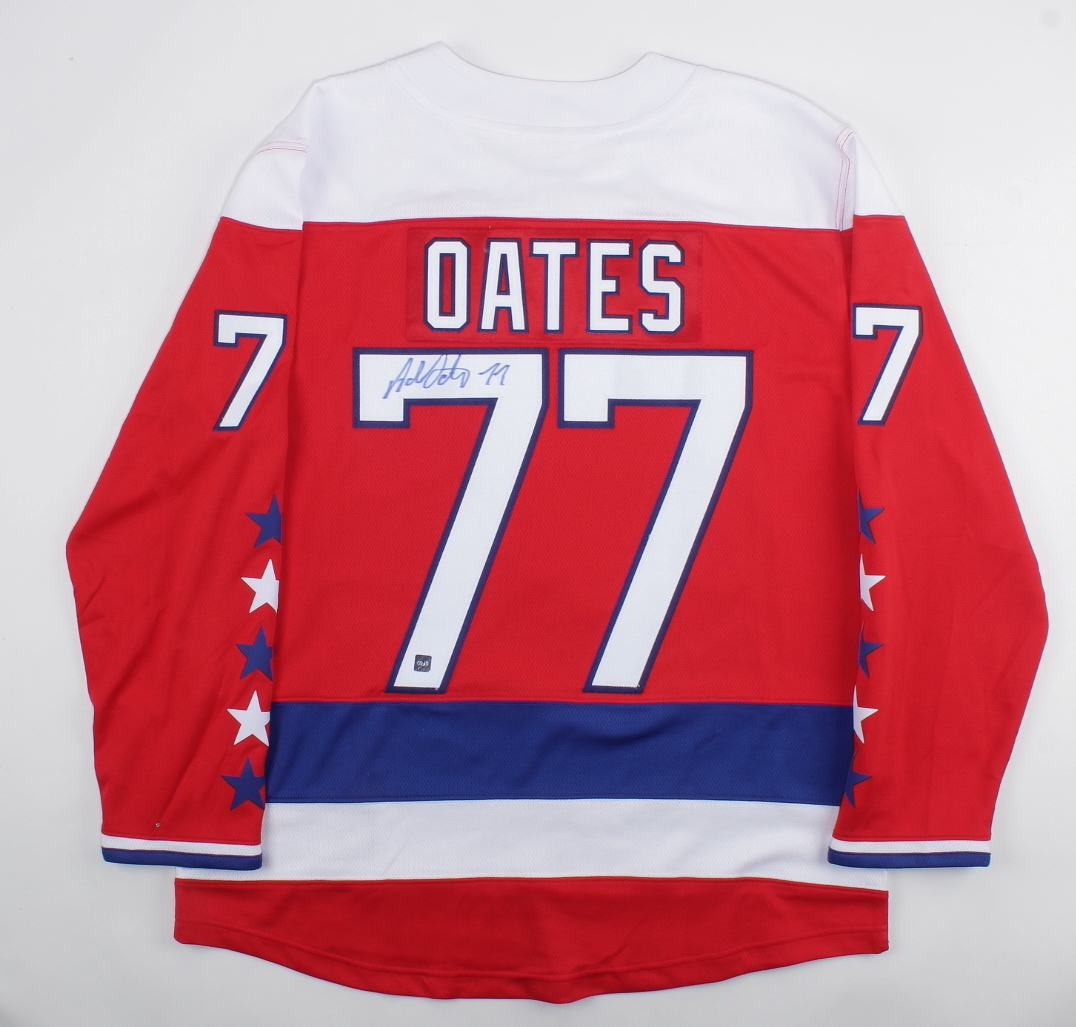 Adam Oates Signed Capitals Captain Jersey (COJO) | Pristine Auction