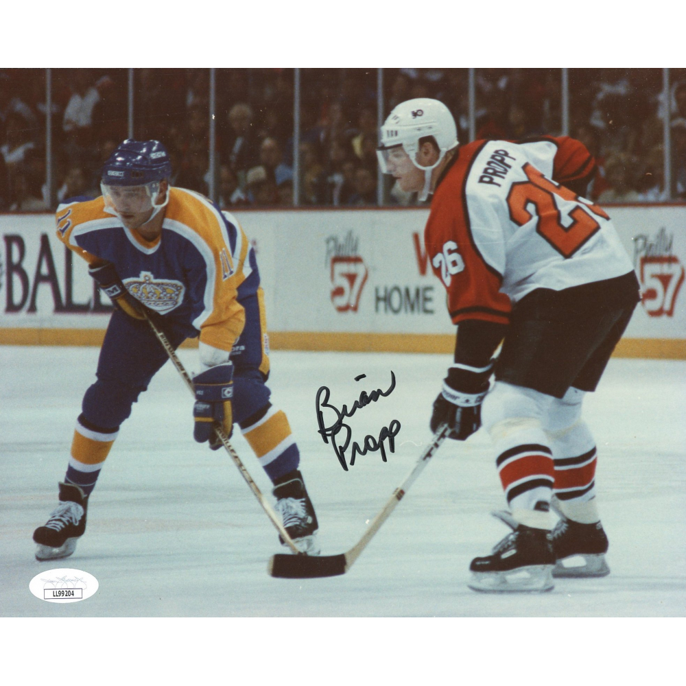 Brian Propp Signed Flyers 8x10 Photo (JSA COA) | Pristine Auction