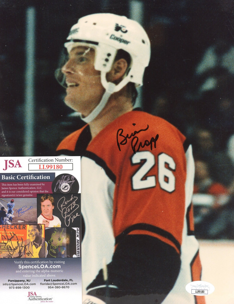 Brian Propp Signed Flyers 8x10 Photo (JSA COA) | Pristine Auction