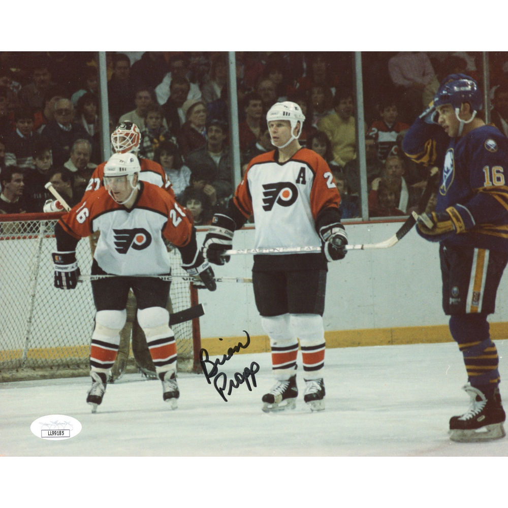 Brian Propp Signed Flyers 8x10 Photo (JSA COA) | Pristine Auction