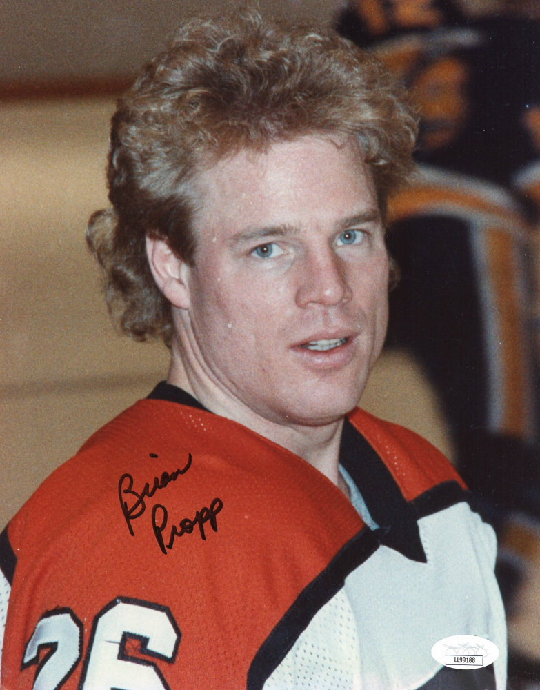 Brian Propp Signed Flyers 8x10 Photo (JSA COA) | Pristine Auction