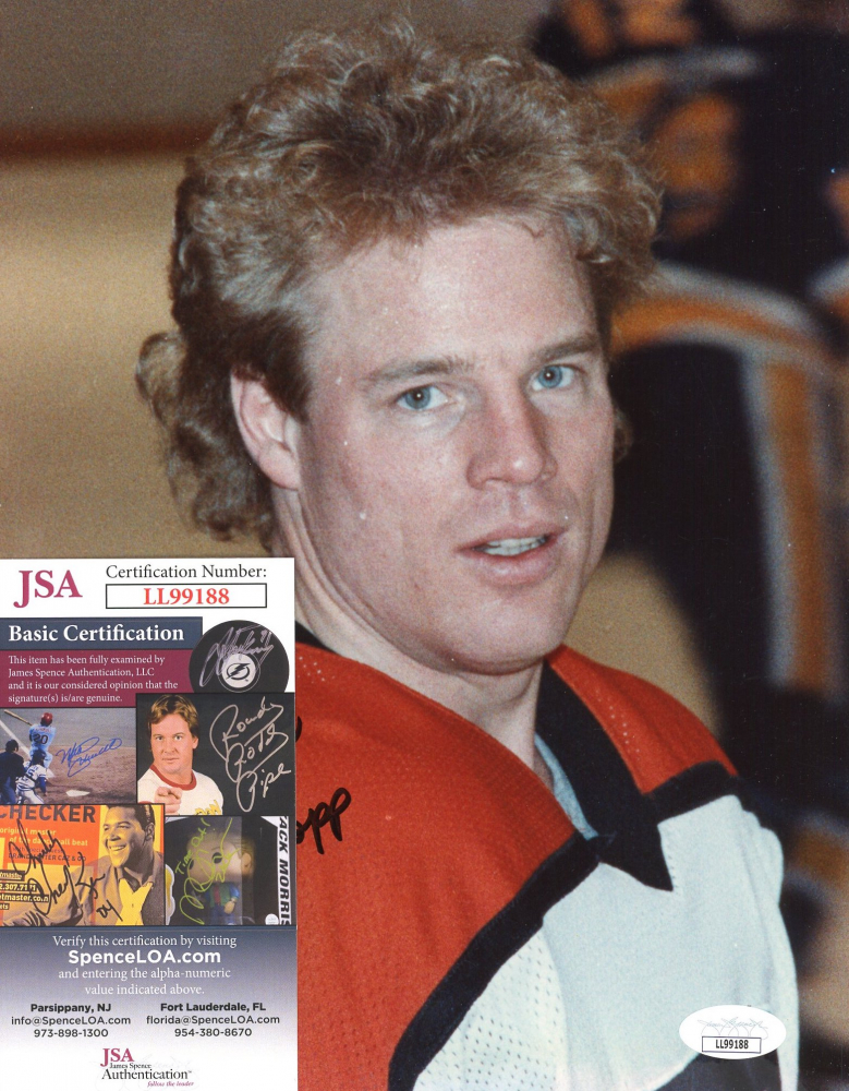 Brian Propp Signed Flyers 8x10 Photo (JSA COA) | Pristine Auction