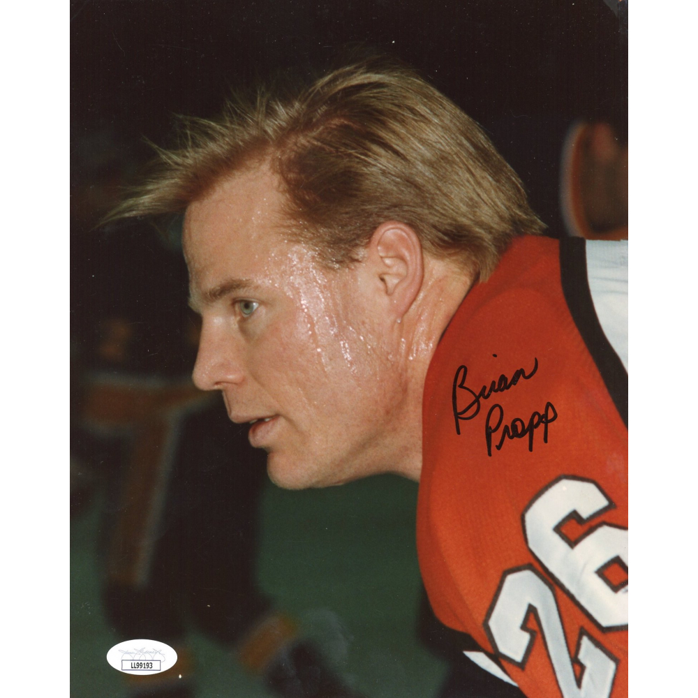Brian Propp Signed Flyers 8x10 Photo (JSA COA) | Pristine Auction