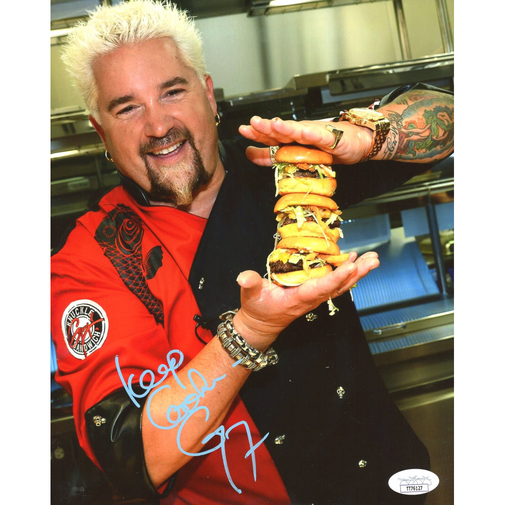 Guy Fieri Signed 8x10 Photo Inscribed "Keep Cooking" (JSA COA ...