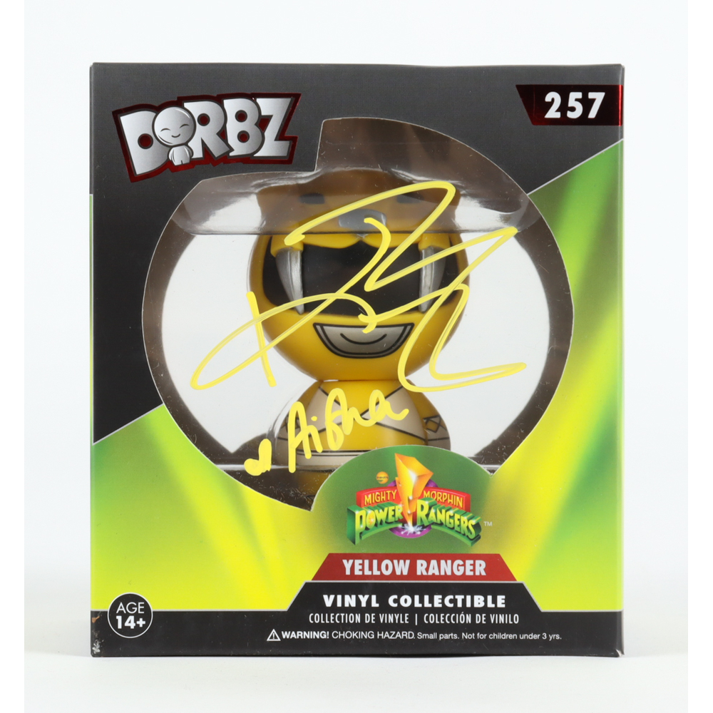 Karan Ashley Signed "Mighty Morphin Power Rangers" #257 Yellow Ranger ...