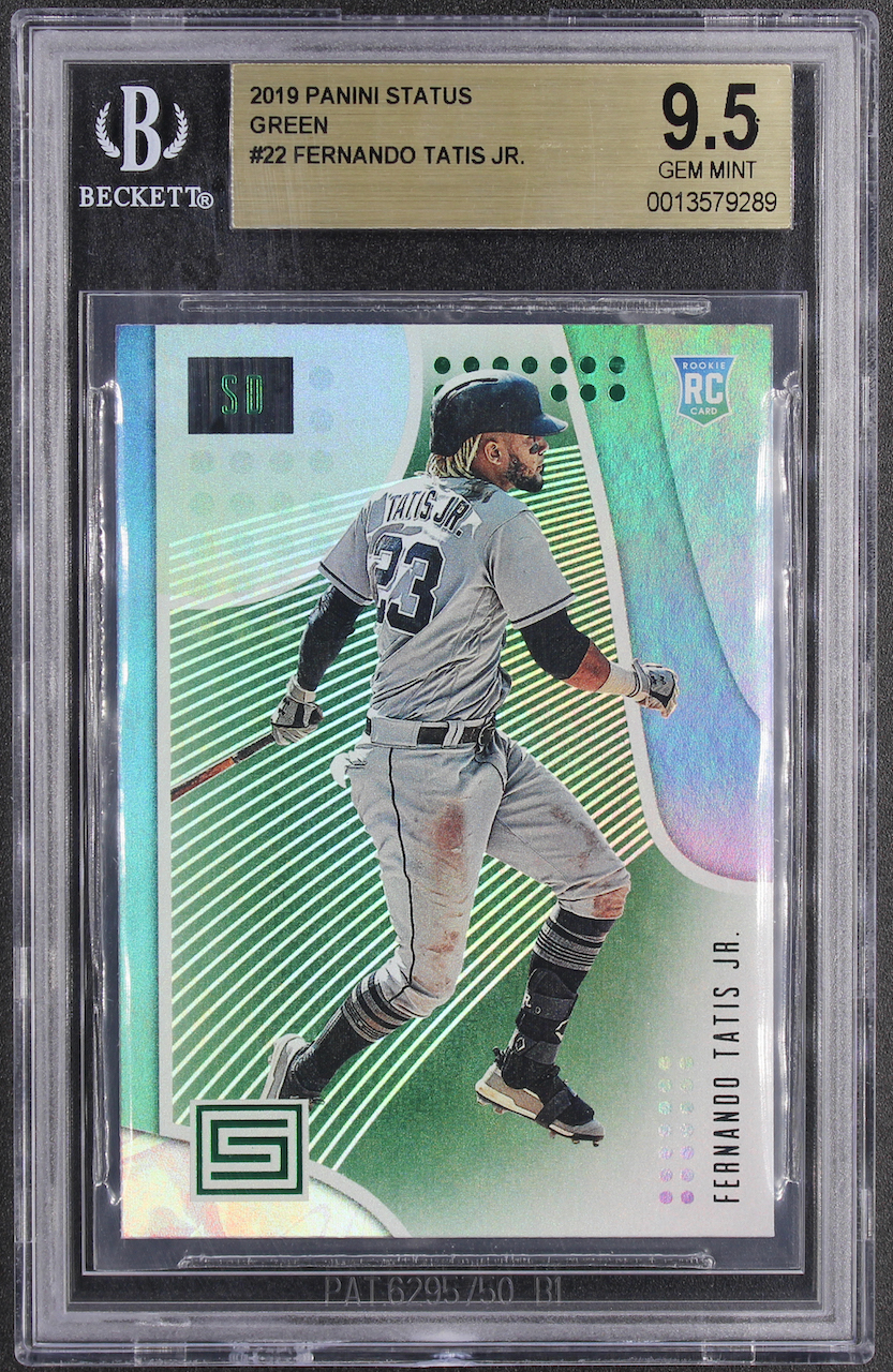 Fernando Tatis Jr. 2019 Panini Status Green #22 (BGS 9.5) | Pristine ...
