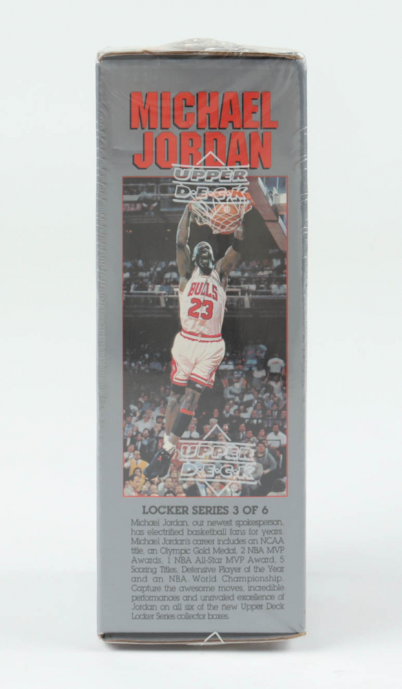 1991 Upper Deck NBA Michael Jordan Locker Series 3 Box with (7) Packs ...