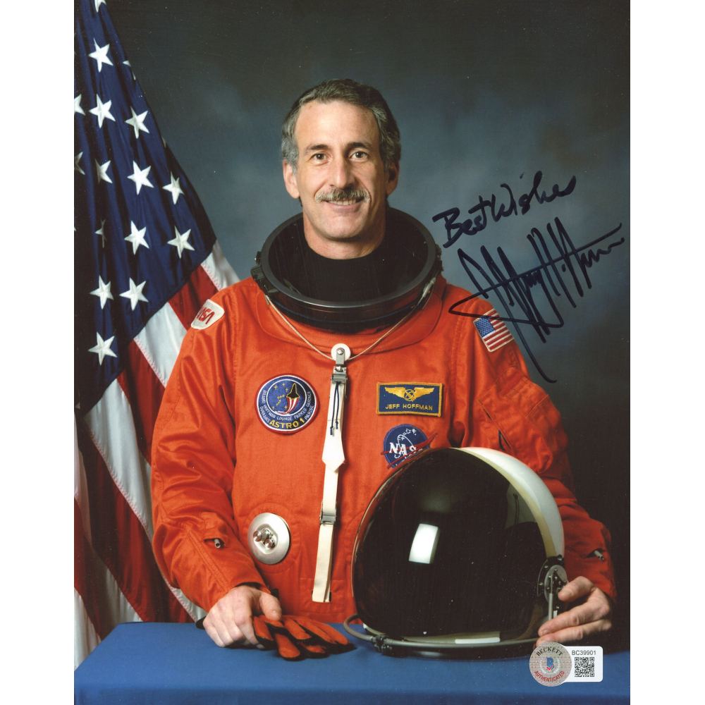 Jeffrey Hoffman Signed NASA 8x10 Photo Inscribed "Best Wishes" (Beckett ...