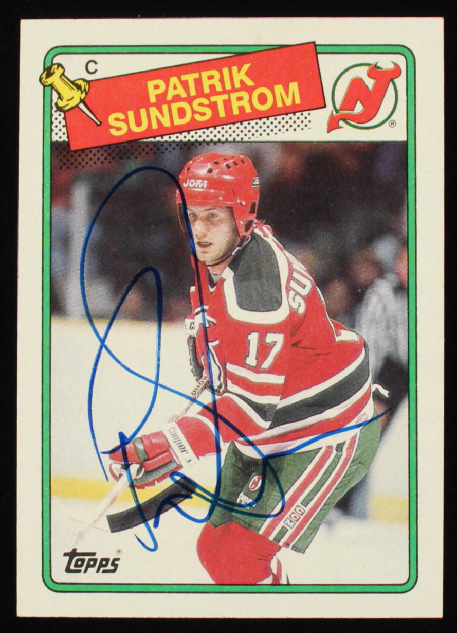 Patrik Sundstrom Signed 1988-89 Topps #67 DP (JSA COA) | Pristine Auction