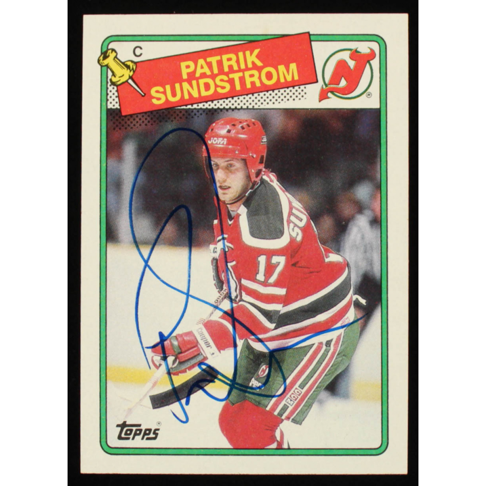 Patrik Sundstrom Signed 1988-89 Topps #67 DP (JSA COA) | Pristine Auction