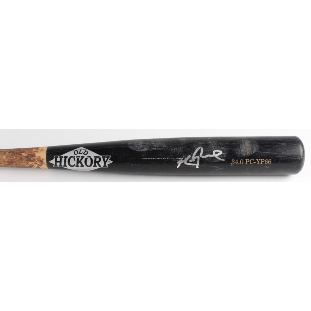 Mark Grace Signed Game-Used Old Hickory Baseball Bat (JSA Hologram ...