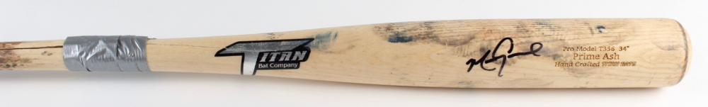 Mark Grace Signed Game-Used Titan Bat Company Baseball Bat (JSA ...