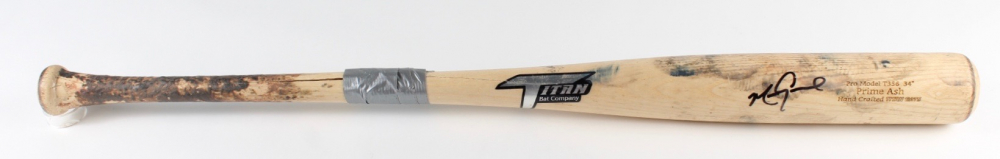 Mark Grace Signed Game-Used Titan Bat Company Baseball Bat (JSA ...
