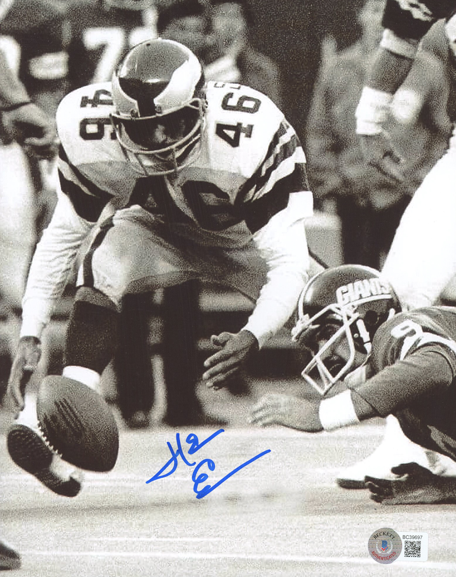 Herman Edwards Signed Eagles 8x10 Photo (Beckett COA) | Pristine Auction