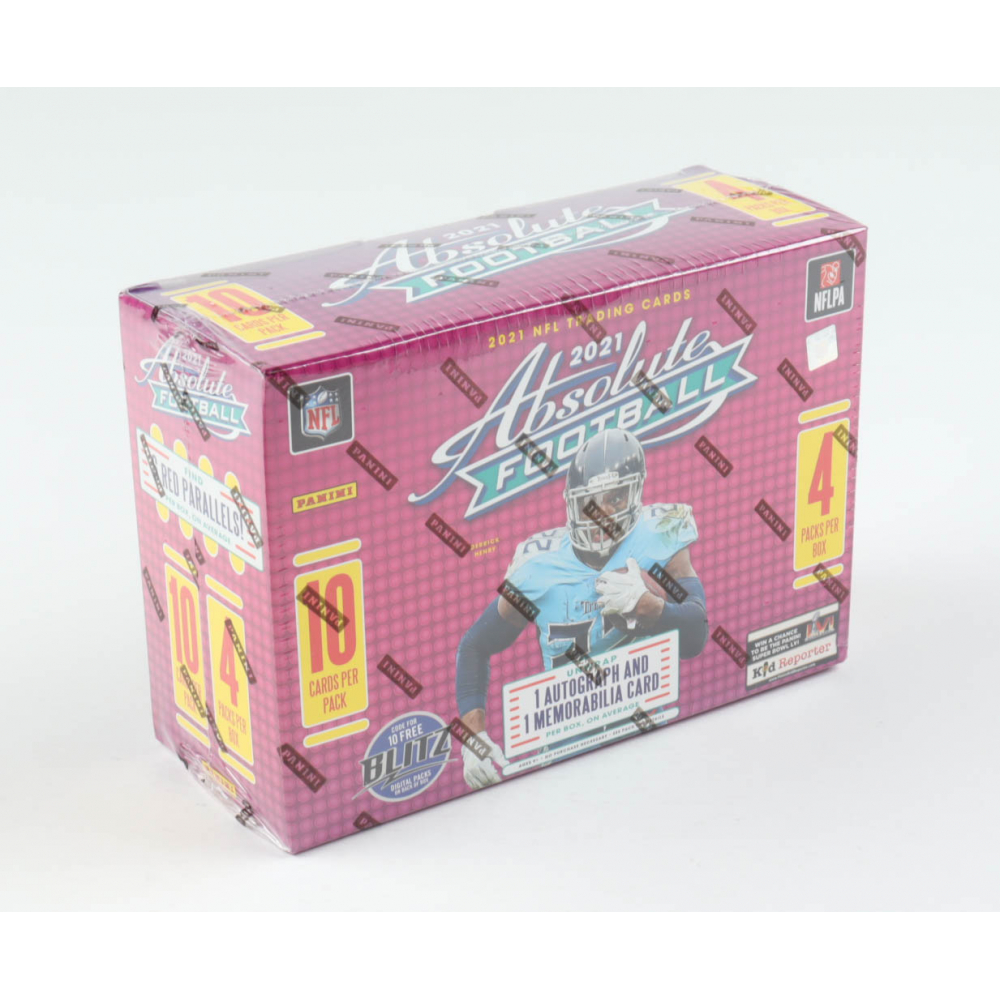 2021 Panini Absolute Football Mega Box with (4) Packs | Pristine Auction