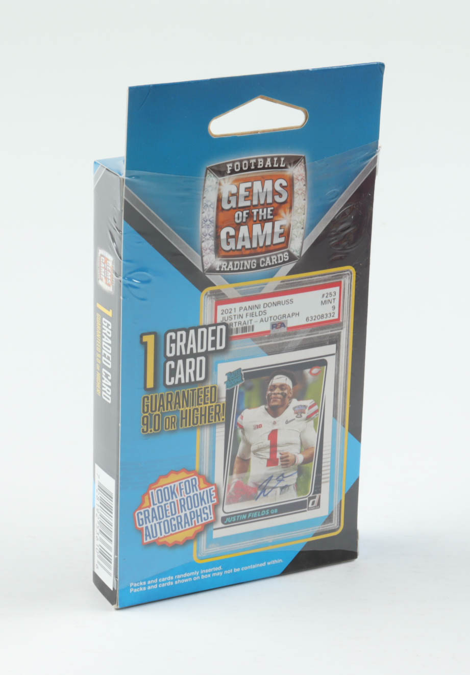 2021 Gems of the Game Football Hanger Box with (1) Graded Card ...