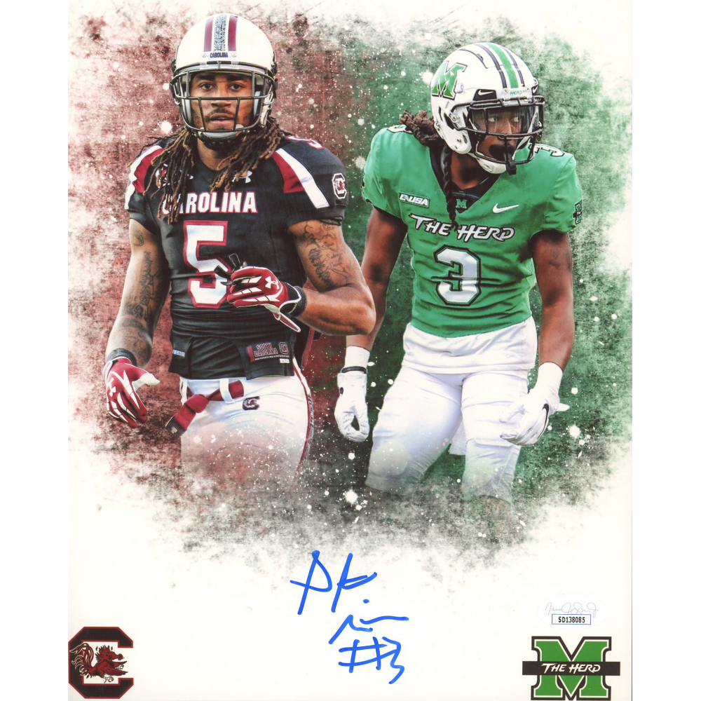 Steven Gilmore Signed Marshall Thundering Herd 8x10 Photo (JSA ...