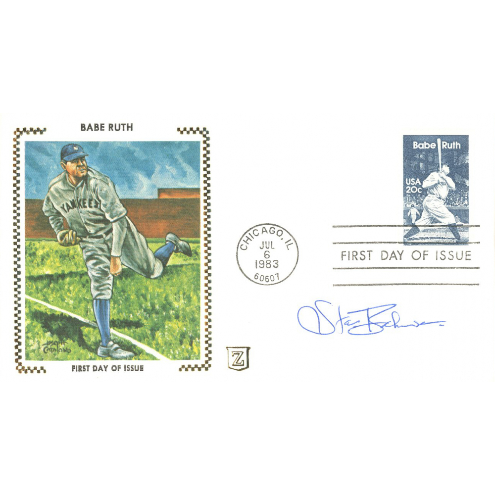 Stan Bahnsen Signed 1983 "Babe Ruth" FDC Envelope With Babe Ruth ...