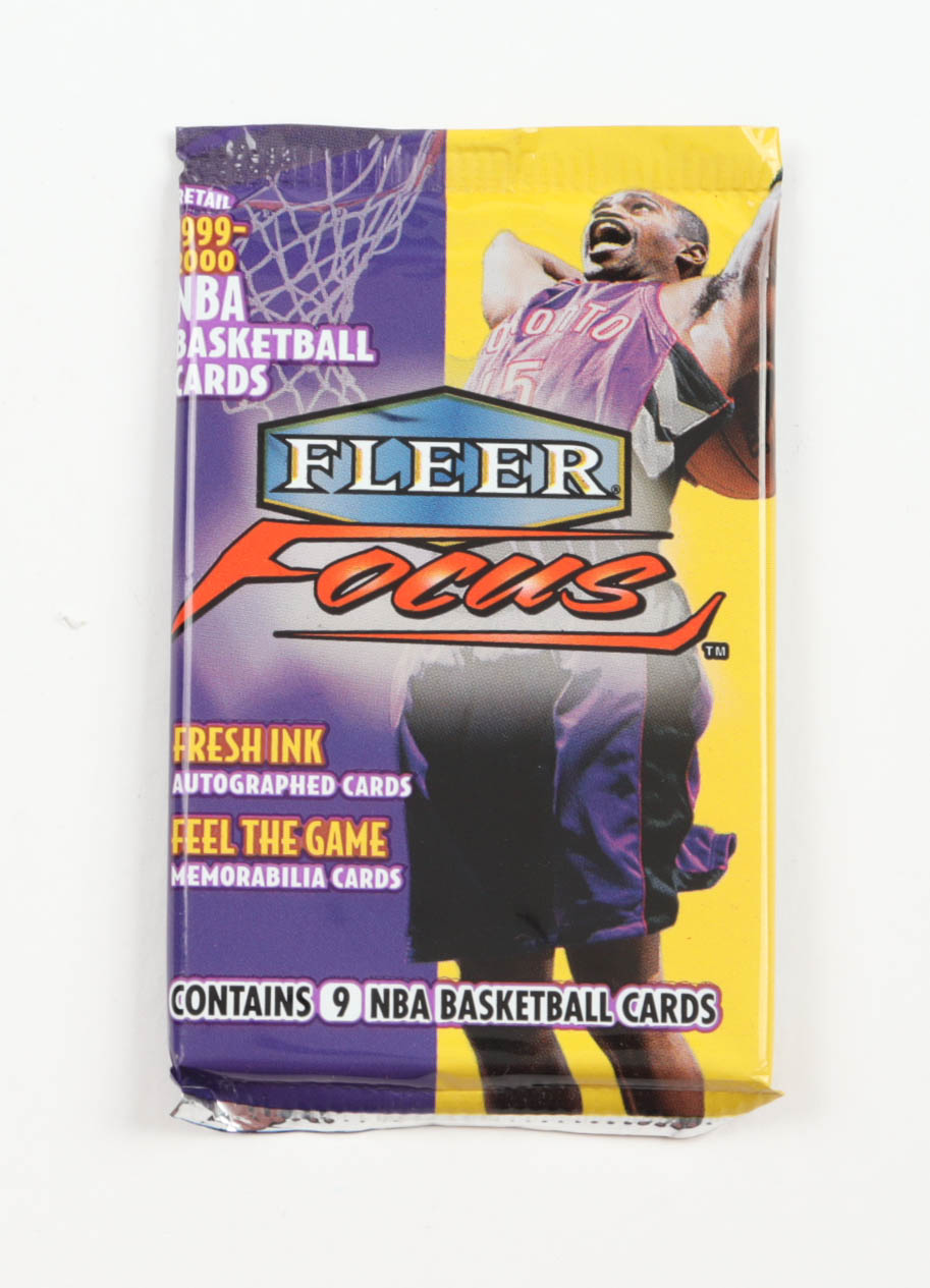 1999-00 Fleer Focus Basketball Cello Pack with (9) Cards | Pristine Auction