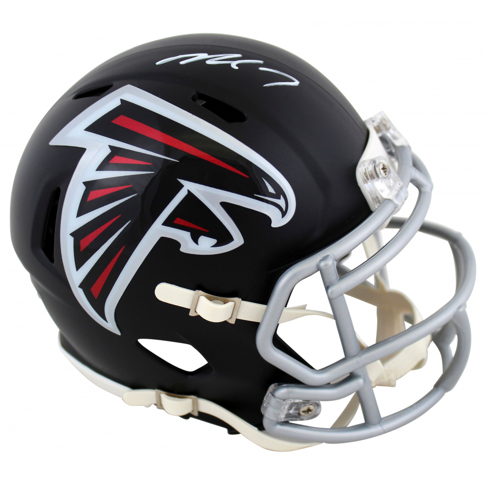 Michael Vick Signed Falcons Speed Mini Helmet (JSA & Players Ink ...