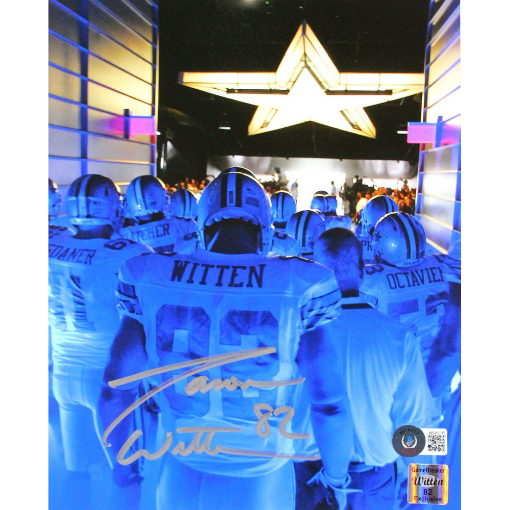Jason Witten Signed Cowboys 8x10 Photo (Beckett & Witten) | Pristine ...