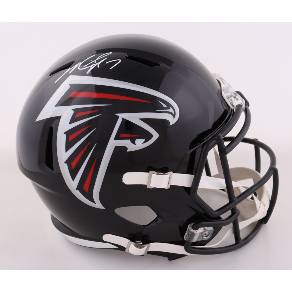 Michael Vick Signed Falcons Full-Size Speed Helmet (Beckett) | Pristine ...