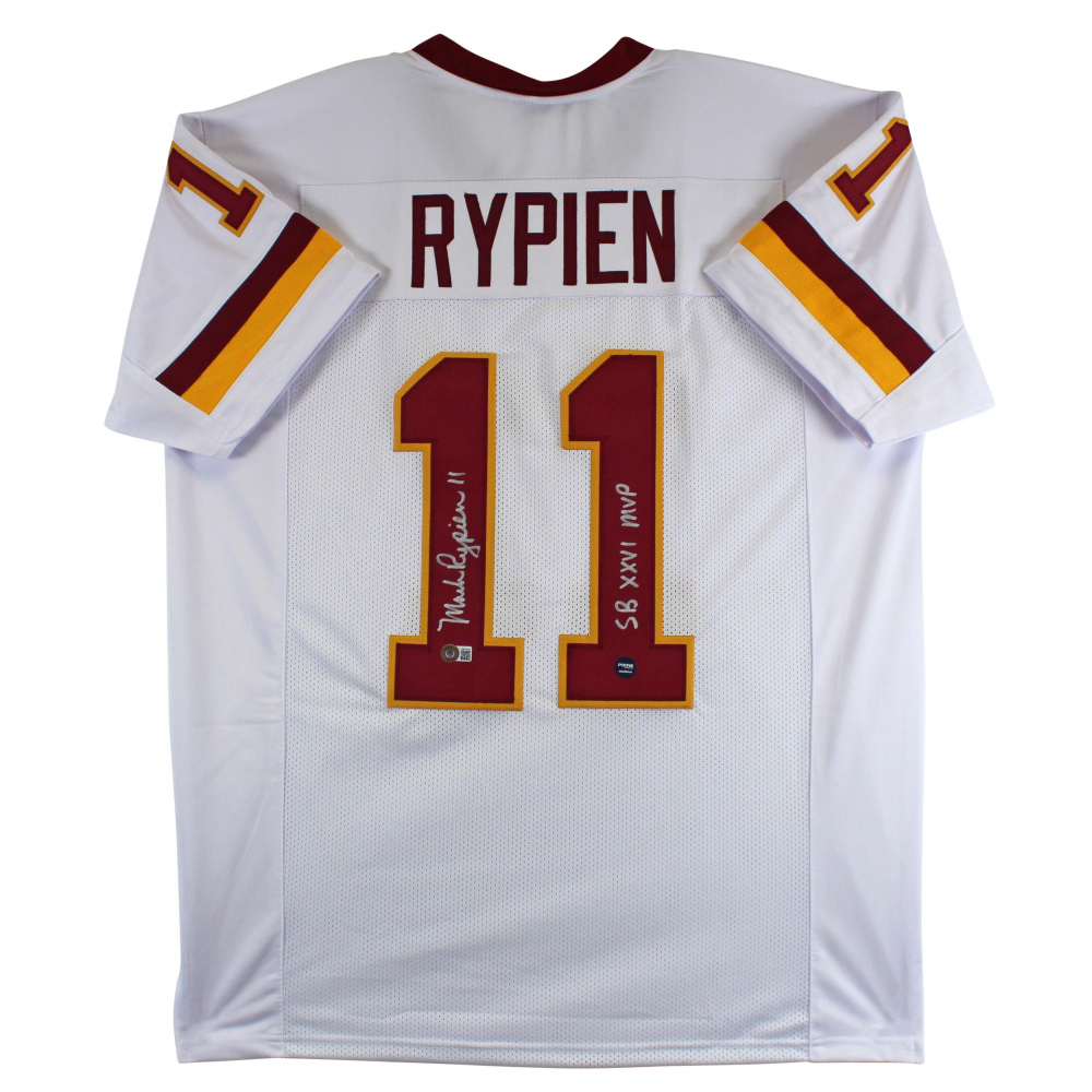 Mark Rypien Signed Jersey Inscribed "SB XXVI MVP" (Beckett & Prova ...