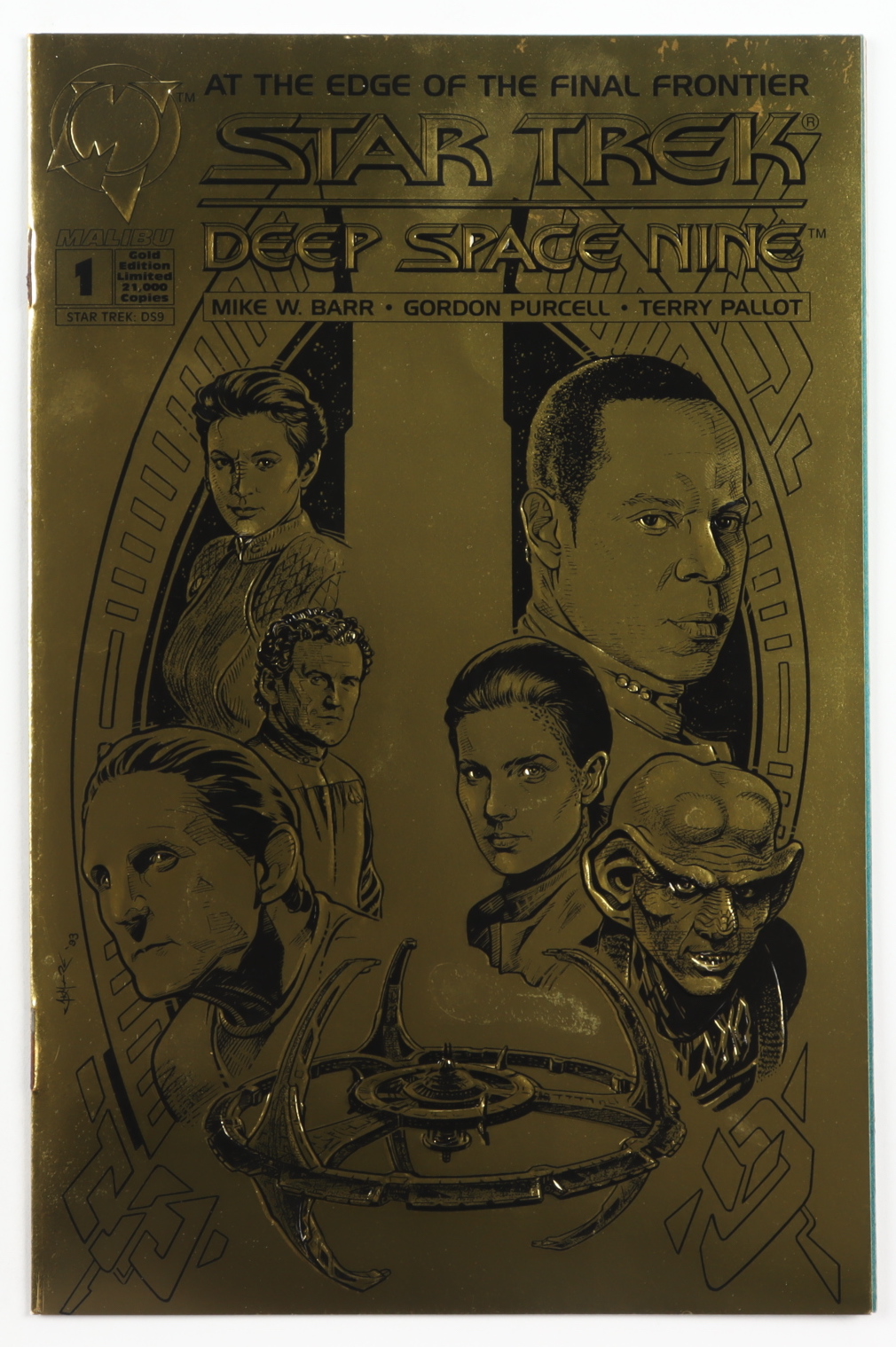 1993 LE "Star Trek: Deep Space Nine" Issue #1 Malibu Comic Book ...