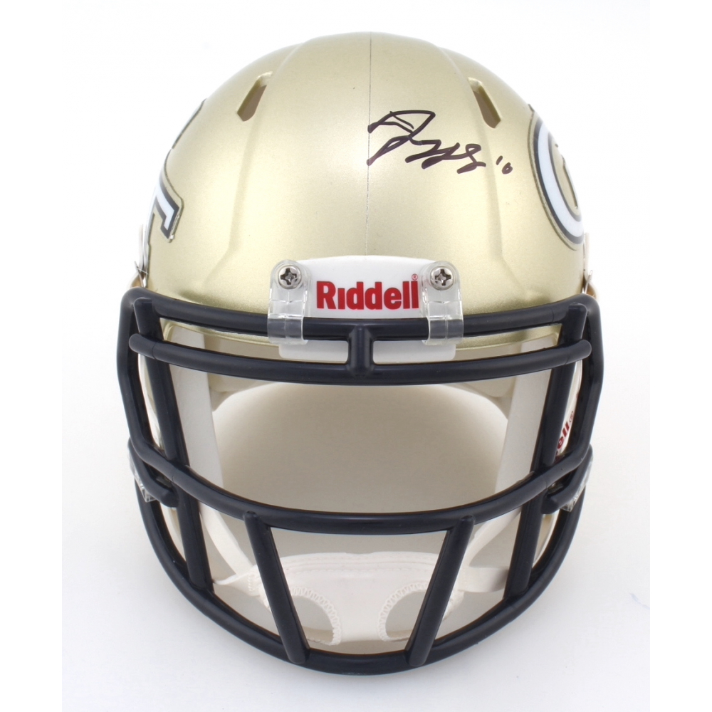 Jeff Sims Signed Georgia Tech Yellow Jackets Speed Mini Helmet (JSA COA ...