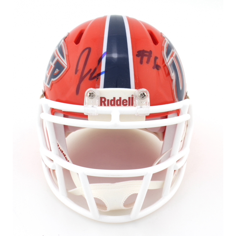 Dana Dimel & Jacob Cowing Signed UTEP Miners Speed Mini Helmet ...