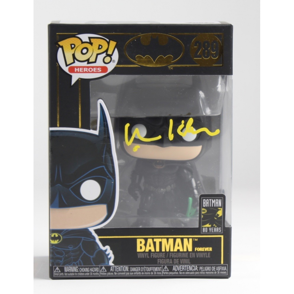 Val Kilmer Signed Batman #289 Batman Forever Funko Pop! Vinyl Figure ...