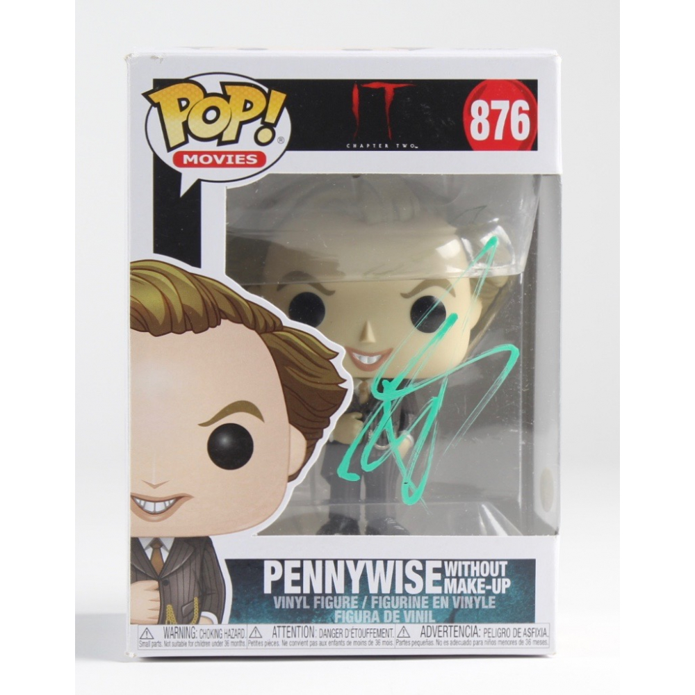Bill Skarsgard Signed It 876 Pennywise Without Make Up Funko Pop