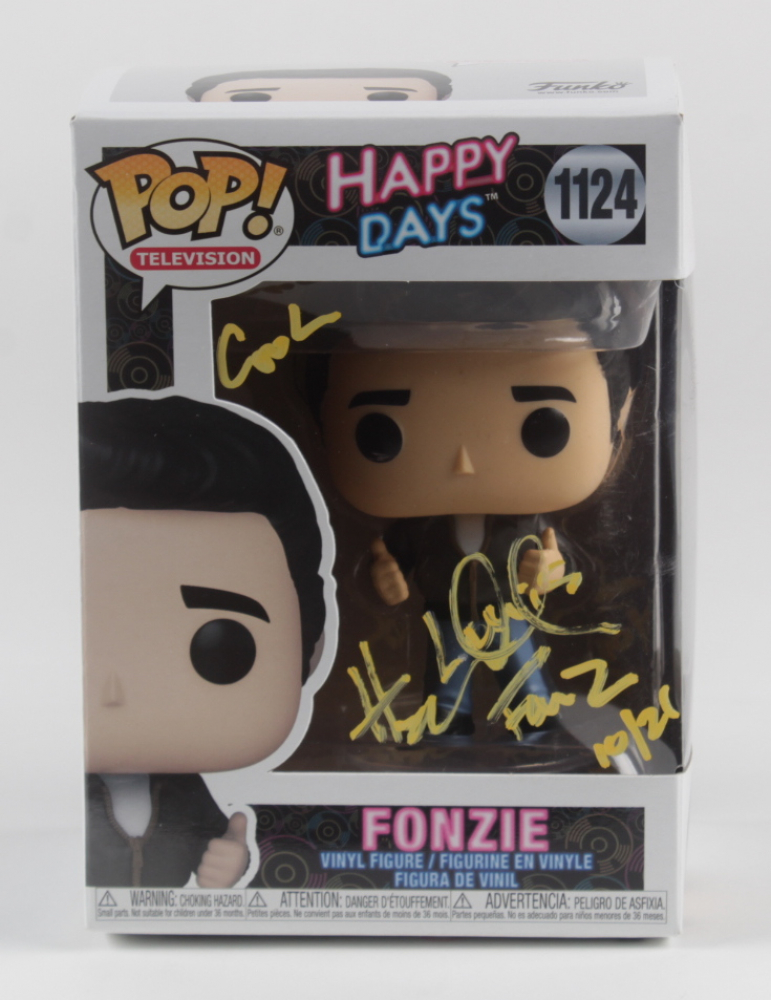 Henry Winkler Signed "Happy Days" #1124 Fonzie Funko Pop! Vinyl Figure Inscribed "Fonz 10/21 ...