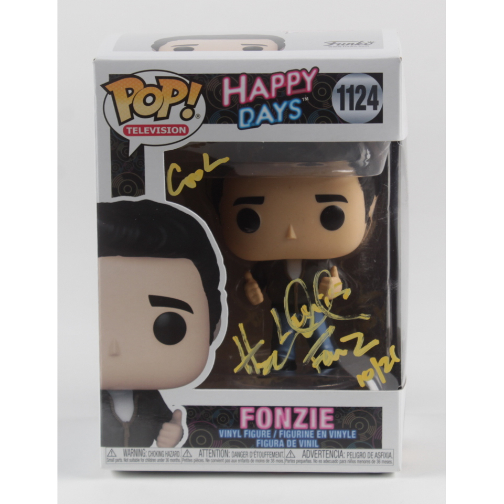 Henry Winkler Signed "Happy Days" #1124 Fonzie Funko Pop! Vinyl Figure Inscribed "Fonz 10/21 ...