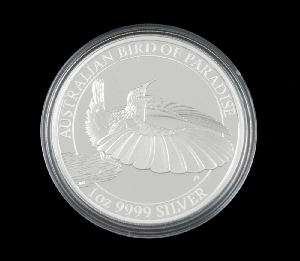 2019-P Australian Bird of Paradise 1 oz Silver Coin Proof - Perth Mint ...