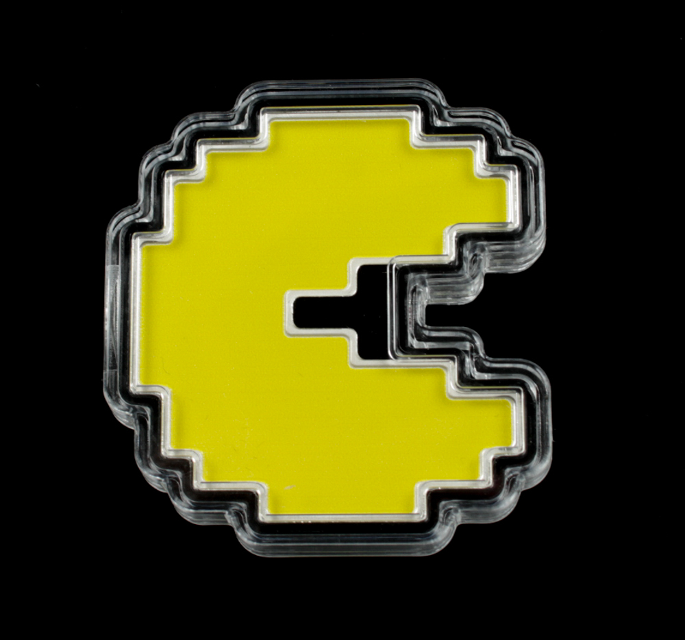 2021 PAC-MAN 40th Anniversary 1oz Silver Colorized Coin | Barnebys