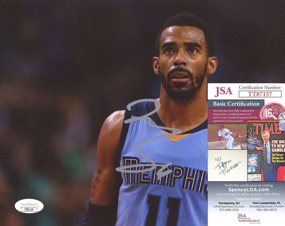 Mike Conley Signed Grizzlies 8x10 Photo (JSA COA) | Pristine Auction