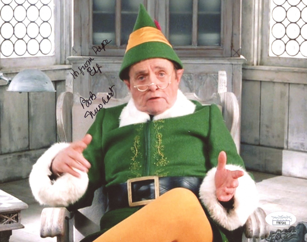 Bob Newhart Signed "Elf" 8x10 Photo Inscribed "Hi From Papa Elf" (JSA ...