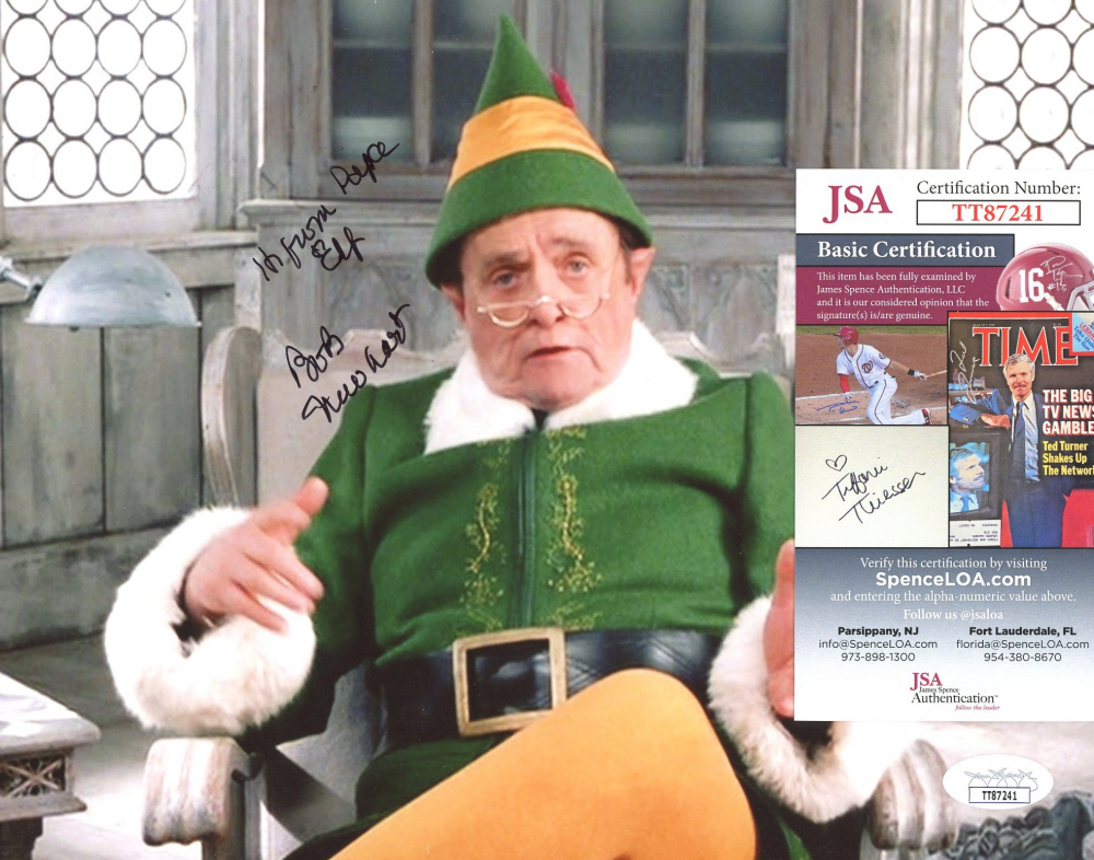 Bob Newhart Signed "Elf" 8x10 Photo Inscribed "Hi From Papa Elf" (JSA ...