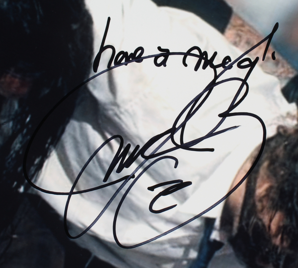 Mick Foley Signed WWE 16x20 Photo Inscribed "Have A Nice Day ...