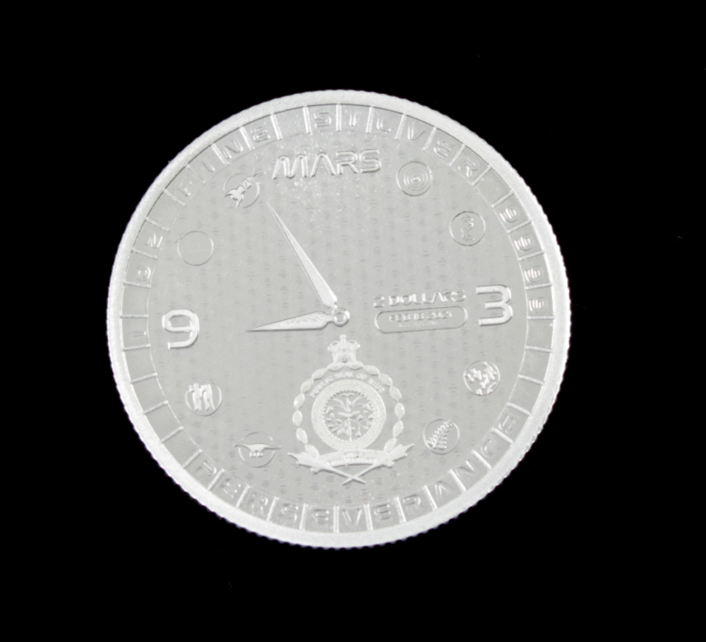 2021 Niue 1 oz Silver Perseverance Mars Rover $2 Two Dollar Coin ...