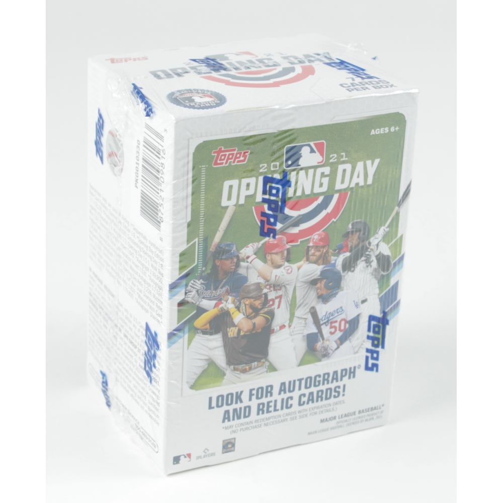 2021 Topps Opening Day Baseball Blaster Box with (11) Packs | Pristine ...