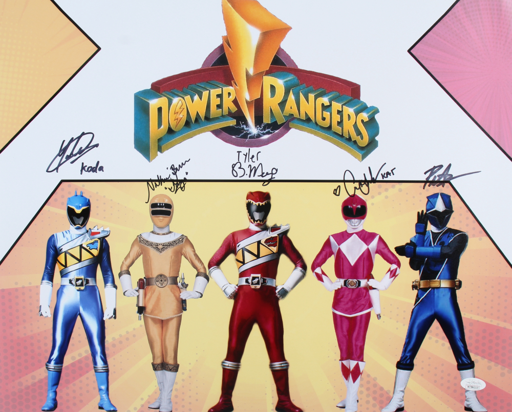 "Power Rangers" 16x20 Photo Cast-Signed by (5) with Yoshi Sudarso ...