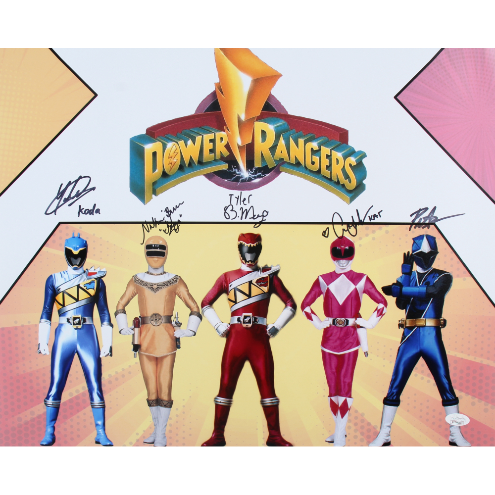 "Power Rangers" 16x20 Photo Cast-Signed by (5) with Yoshi Sudarso ...