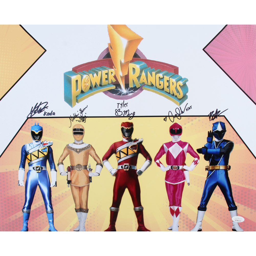 "Power Rangers" 16x20 Photo Cast-Signed by (5) with Yoshi Sudarso ...