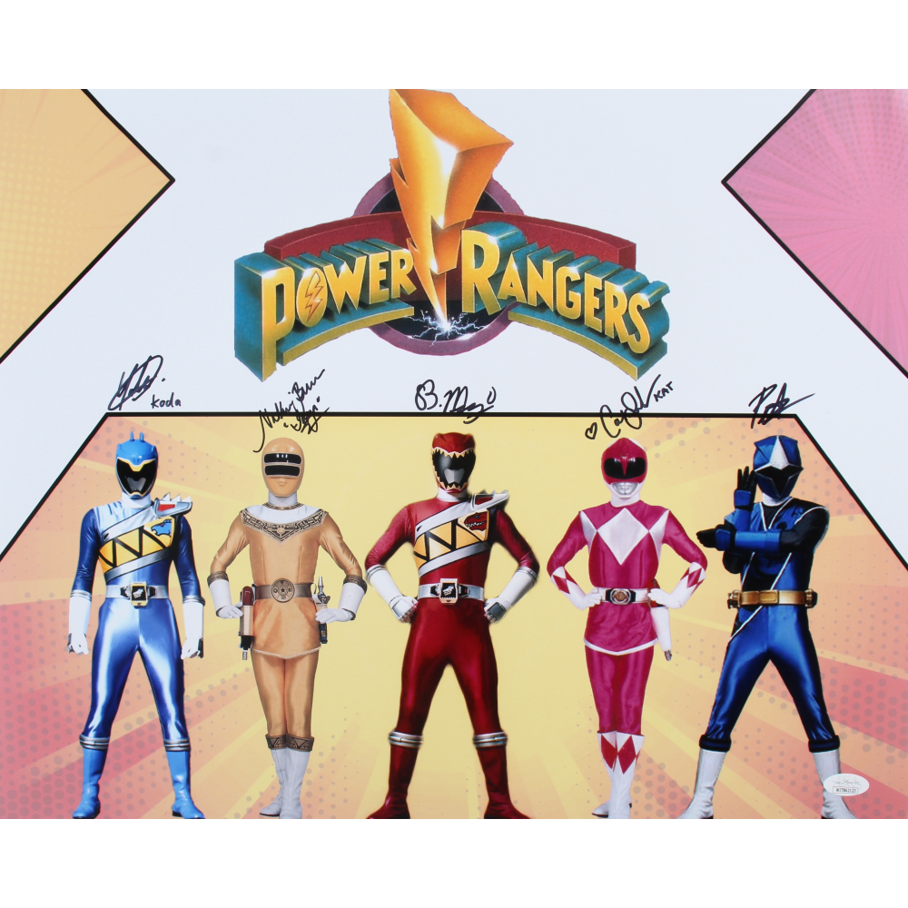 "Power Rangers" 16x20 Photo Cast-Signed by (5) with Yoshi Sudarso ...