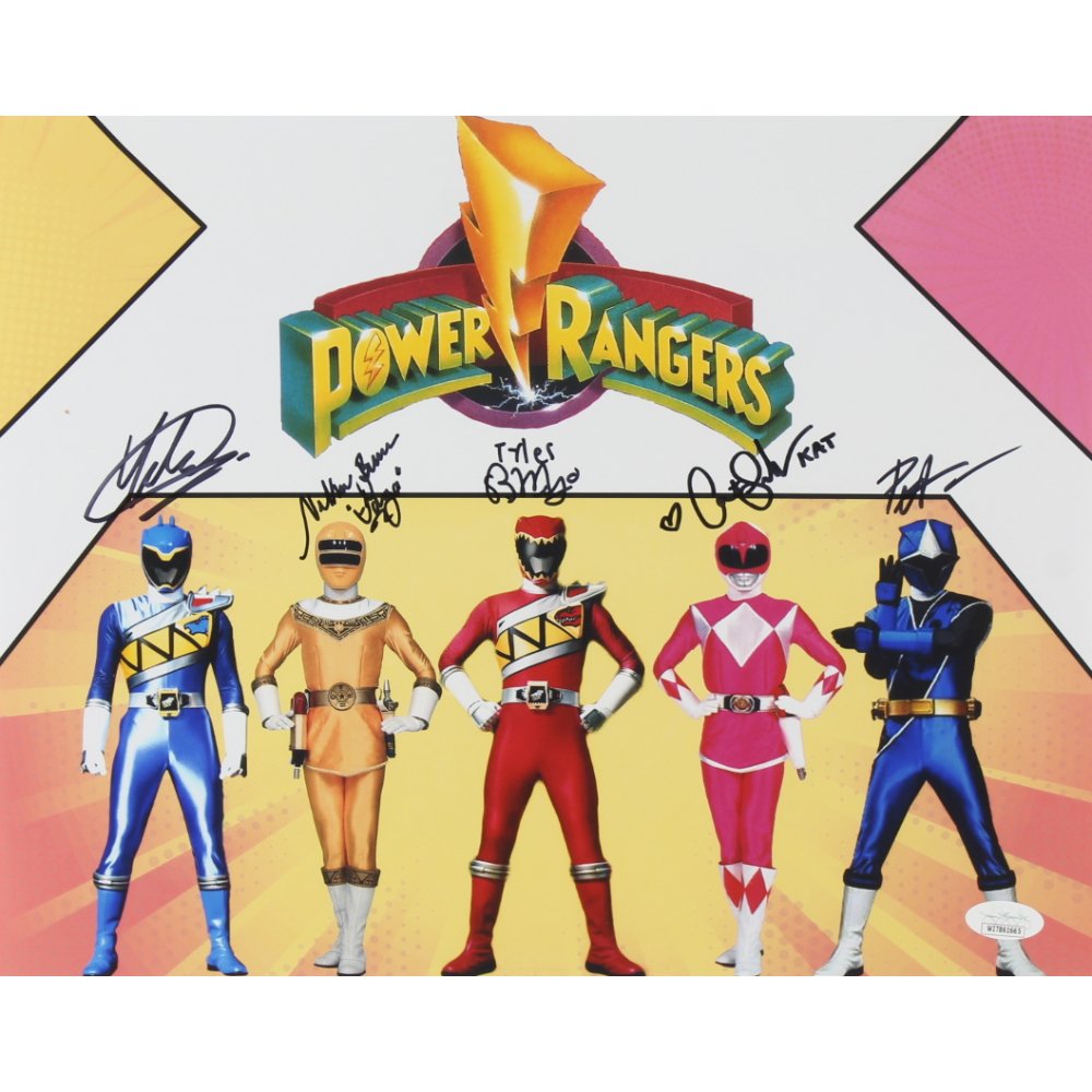 "Power Rangers" 11x14 Photo Signed by (5) with Yoshi Sudarso, Nakia ...