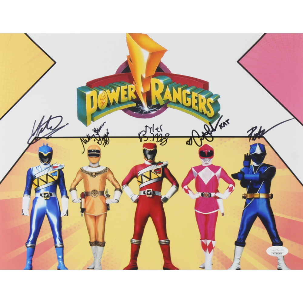 "Power Rangers" 11x14 Photo Signed by (5) with Yoshi Sudarso, Nakia ...