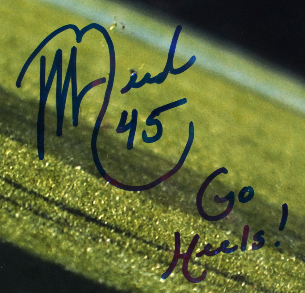 Jeff Reed Signed North Carolina Tar Heels 16x20 Photo Inscribed "Go ...